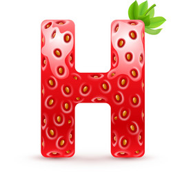 Tasty alphabet Royalty Free Vector Image - VectorStock