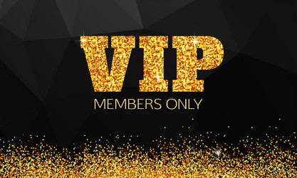 Gold vip background vip club members only vip Vector Image
