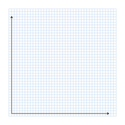 Grid paper mathematical graph cartesian Royalty Free Vector