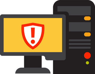 Internet safety icon isolated Royalty Free Vector Image