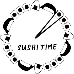 Time Sushi Clock Vector Images (63)