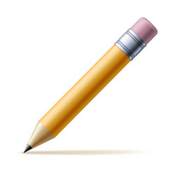 Yellow pencils Royalty Free Vector Image - VectorStock