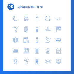 Blank icons Royalty Free Vector Image - VectorStock