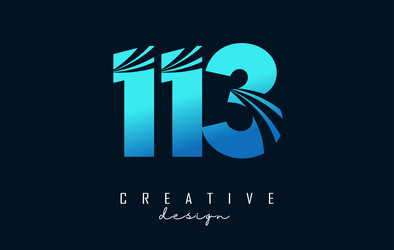 Colorful creative number 1 logo with leading Vector Image
