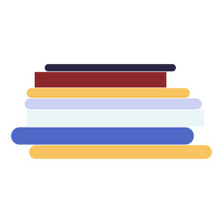 Cartoon Stack of Books Vector Images (over 7,600)