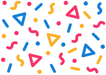 Confetti line pattern Royalty Free Vector Image