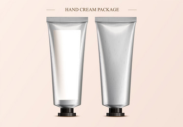 Cream packaging design template Royalty Free Vector Image