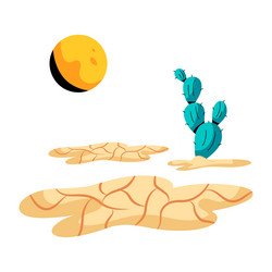 Dry land Royalty Free Vector Image - VectorStock