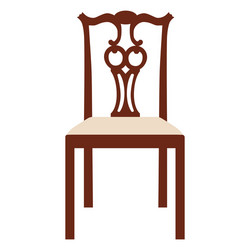 Vintage chair Royalty Free Vector Image - VectorStock