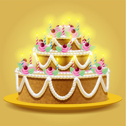 Happy Birthday Cake Vector Images (over 68,000)