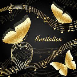 Musical design elements Royalty Free Vector Image