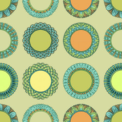 Grunge hand drawn beige seamless pattern Vector Image