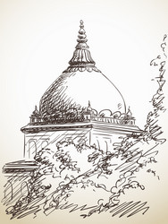 Nepal Temple Vector Images (over 440)