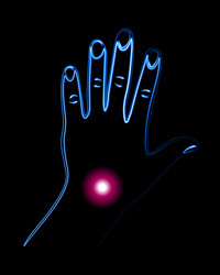 Wrist pain hand Royalty Free Vector Image - VectorStock