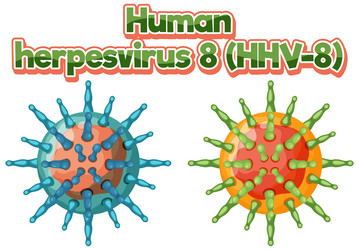 Human papillomavirus hpv on white background Vector Image