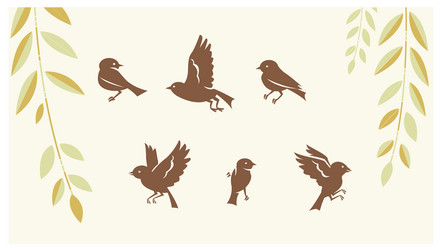 Flying Robin Silhouette