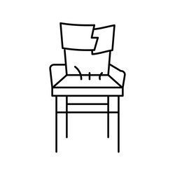Broken Old Chair Vector Images (over 450)