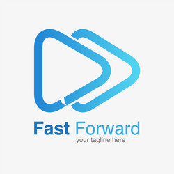 Fast forward symbol Royalty Free Vector Image - VectorStock