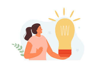 Happy girl Royalty Free Vector Image - VectorStock