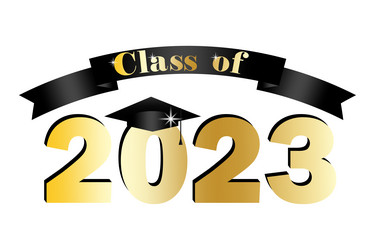 2025 graduate class logo Royalty Free Vector Image
