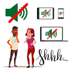 Please Keep Quiet Sign Vector Images (over 160)