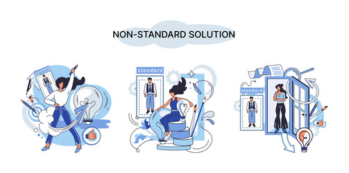 Non standart solution creation of individual Vector Image