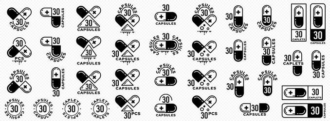 Caplet Shaped Vector Images (27)