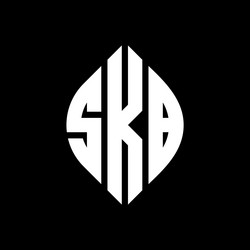 Skb logo letter design Royalty Free Vector Image