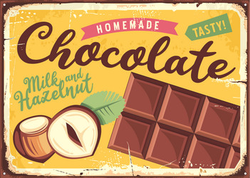 Milk chocolate praline and fudge candy banners Vector Image