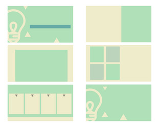 Aesthetic powerpoint template – Free Vector | VectorStock