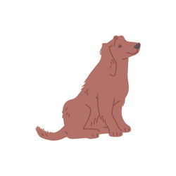 Adorable Cartoon Dog Sitting Vector Images (over 5,200)