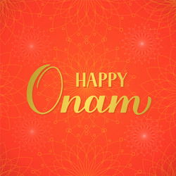 Happy Onam Letter Vector Images (over 150)