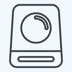 Icon dvd suitable for computer components symbol Vector Image