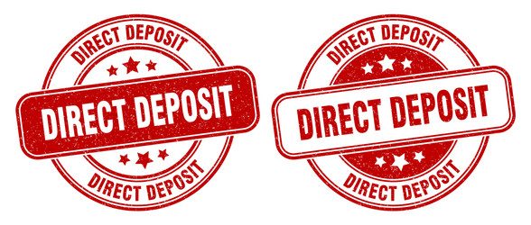 Deposit Direct Seal Stamp Vector Images (over 200)