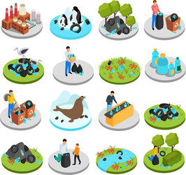 Types of environment pollution Royalty Free Vector Image