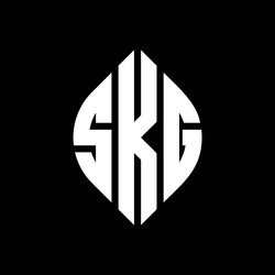 Skg logo letter design Royalty Free Vector Image