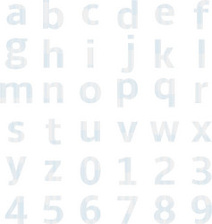 Uppercase alphabet graph paper Royalty Free Vector Image