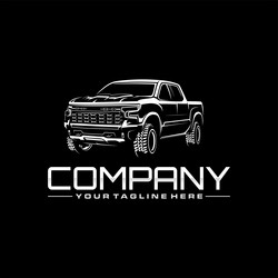 Tow Truck Logo - Pickup & Recovery Royalty Free Vector