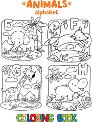 Coloring book fairy tale theme 1 Royalty Free Vector Image