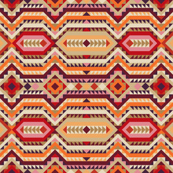 Ethnic rhombus tribal seamless pattern Royalty Free Vector