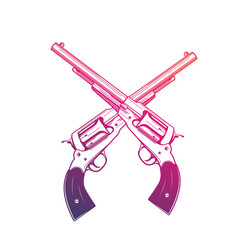 Two Guns Crossed Vector Images (over 420)