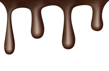 Chocolate drops Royalty Free Vector Image - VectorStock