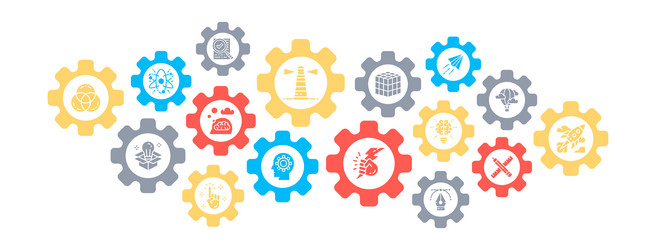 Creative banner concept innovation startup Vector Image