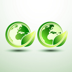 Green earth2 Royalty Free Vector Image - VectorStock