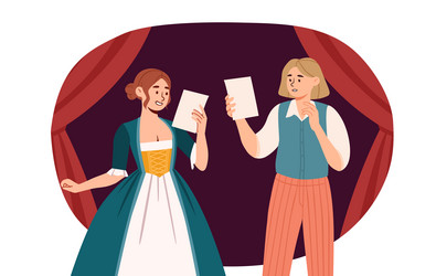 Actors on Stage Vector Images (over 6,100)