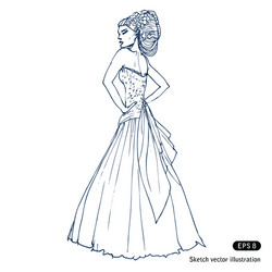 Fashion hand drawn Royalty Free Vector Image - VectorStock