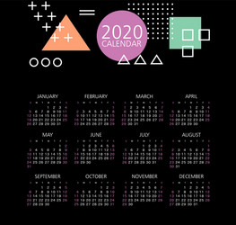 Emo calendar 2011 Royalty Free Vector Image - VectorStock