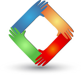 Helping Hands Logo Vector