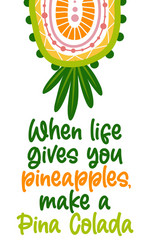 Pineapple Quotes Vector Images (over 480)