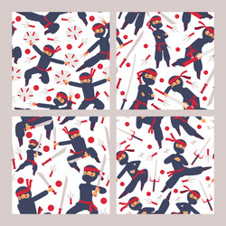Ninja Pattern Vector Images (over 720)